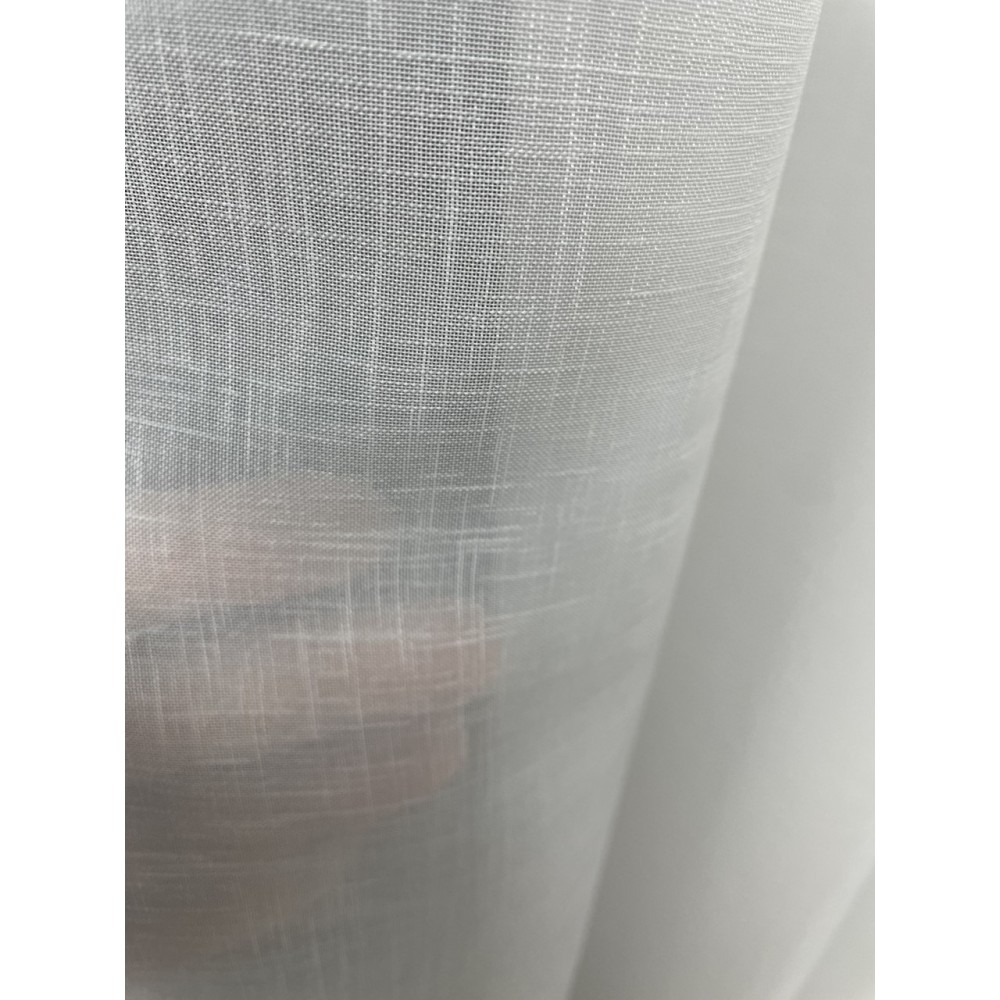 linnenlook vitrage fijne structuur